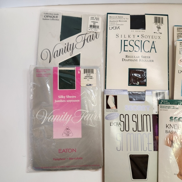 Vintage | Accessories | Vintage Lot Of Nylon Stockings Hosiery 8s 980s ...